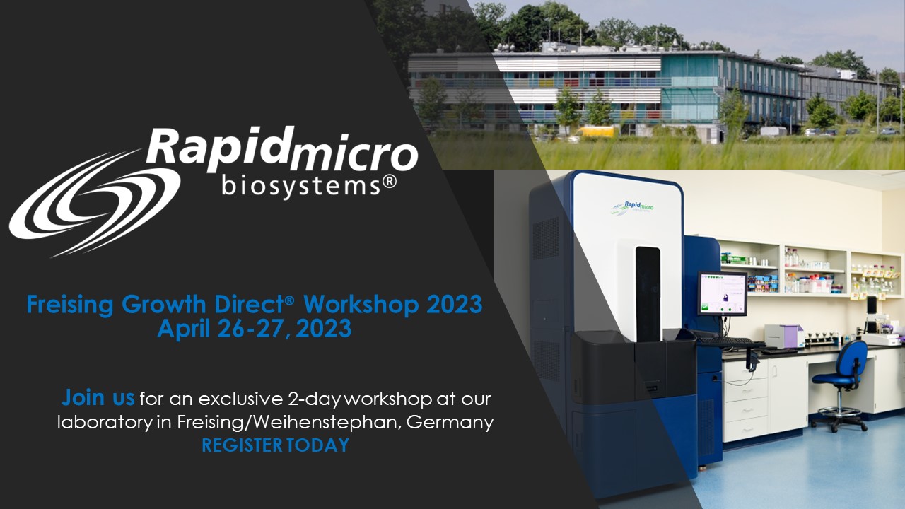 Freising Growth Direct® Workshop 2023 | Rapid Micro Biosystems